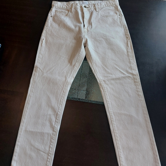Frame Denim | Jeans | Le Slouch Cream Colored Frame Jeans | Poshmark